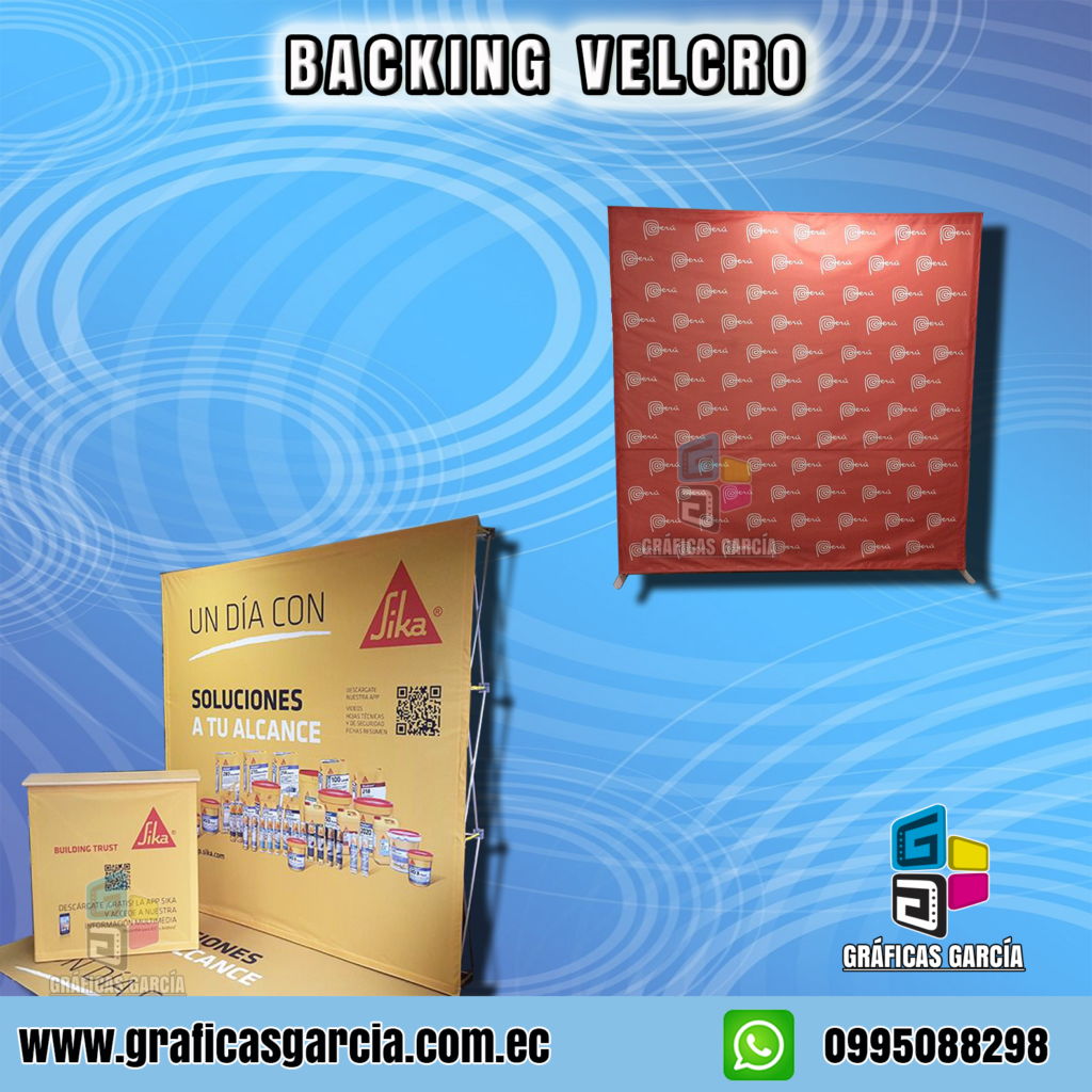 ≫ BACKING VELCRO - Graficas Garcia