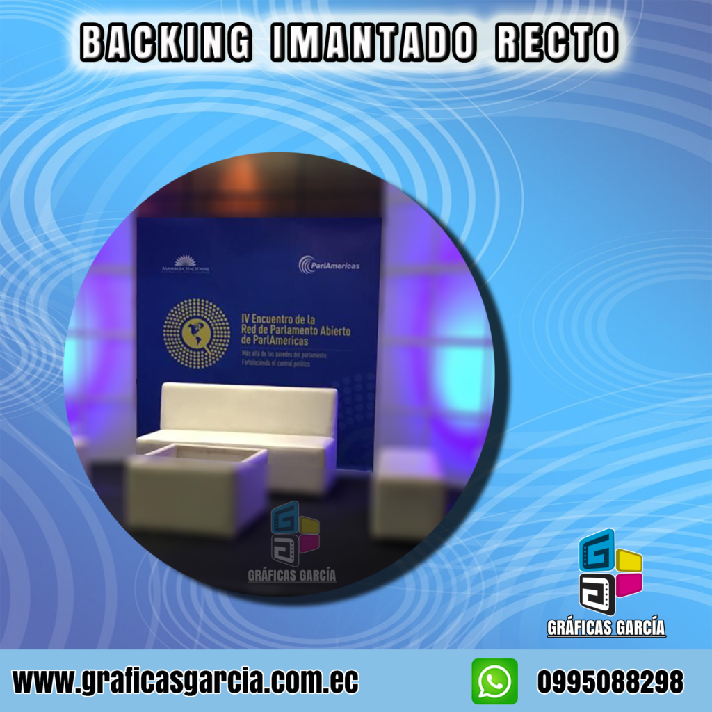 ≫ BACKING IMANTADO RECTO - Graficas Garcia